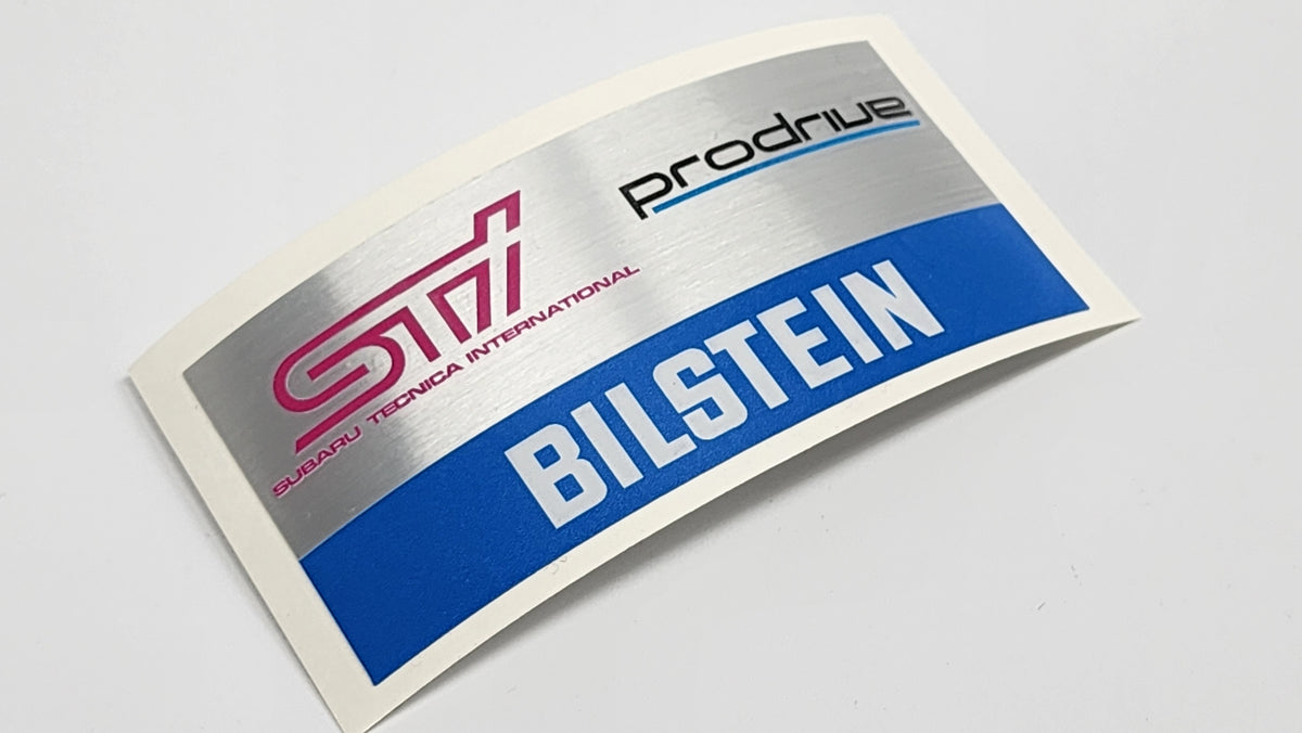 22b STI Bilstein Prodrive Strut Stickers — Boxer Beauty