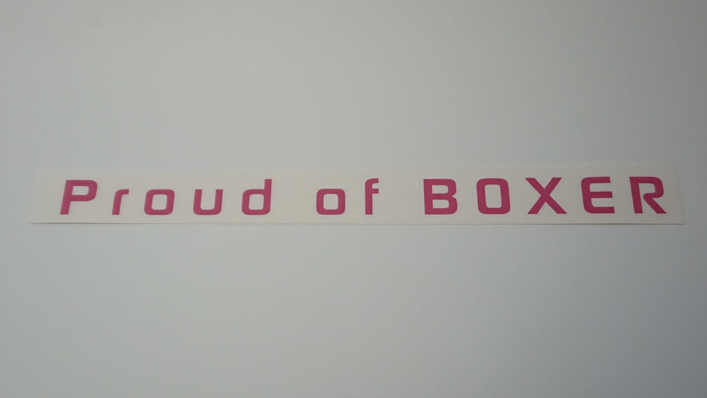 Proud of BOXER Decal – Boxer Beauty