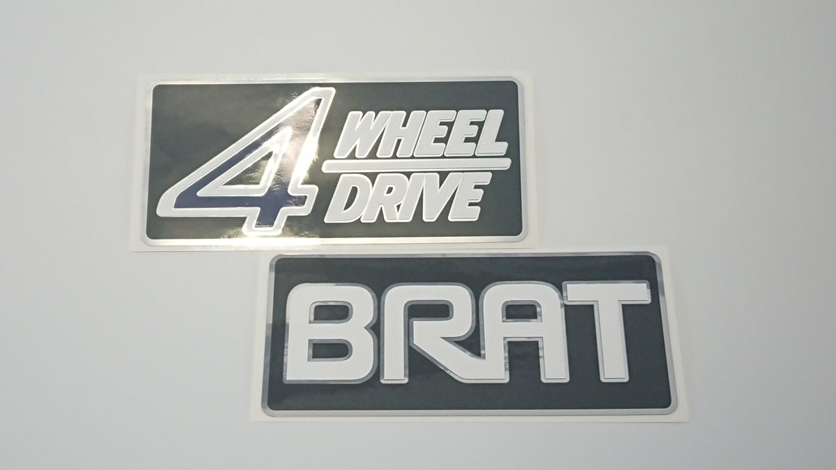 First Gen Brumby/Brat/MV 4WD Tailgate Sticker — Boxer Beauty