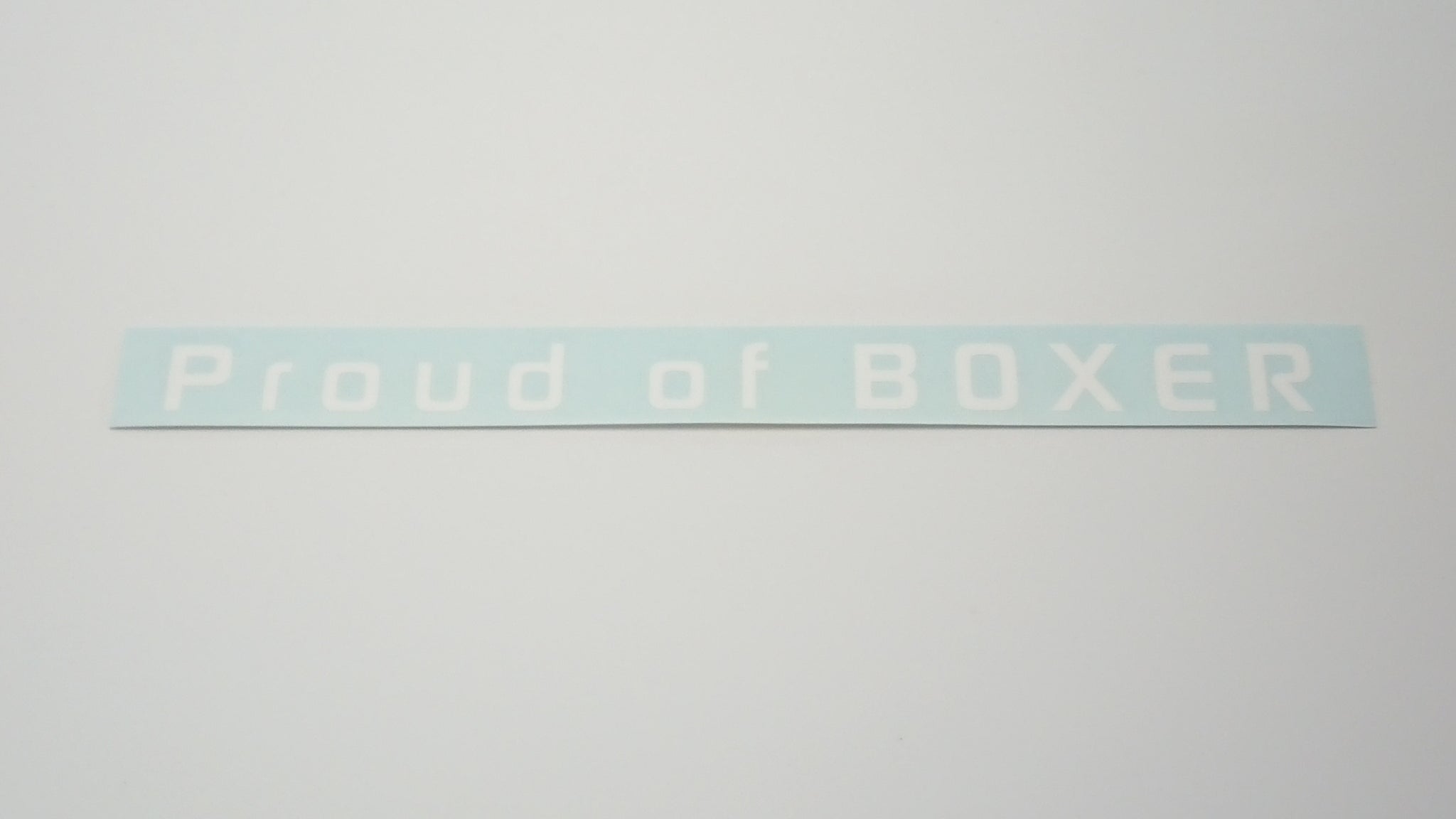 Proud of BOXER Decal – Boxer Beauty