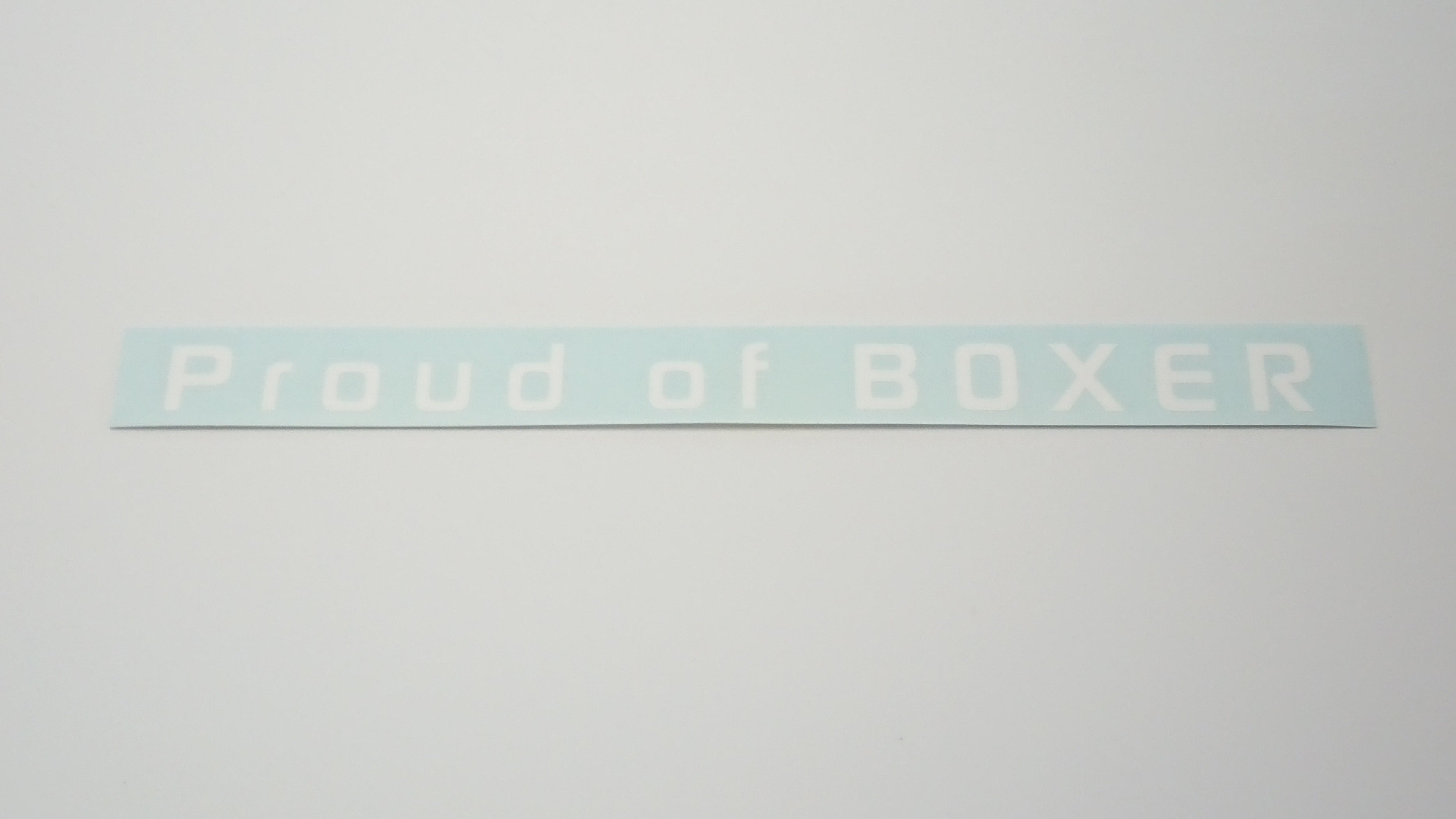 Proud of BOXER Decal — Boxer Beauty