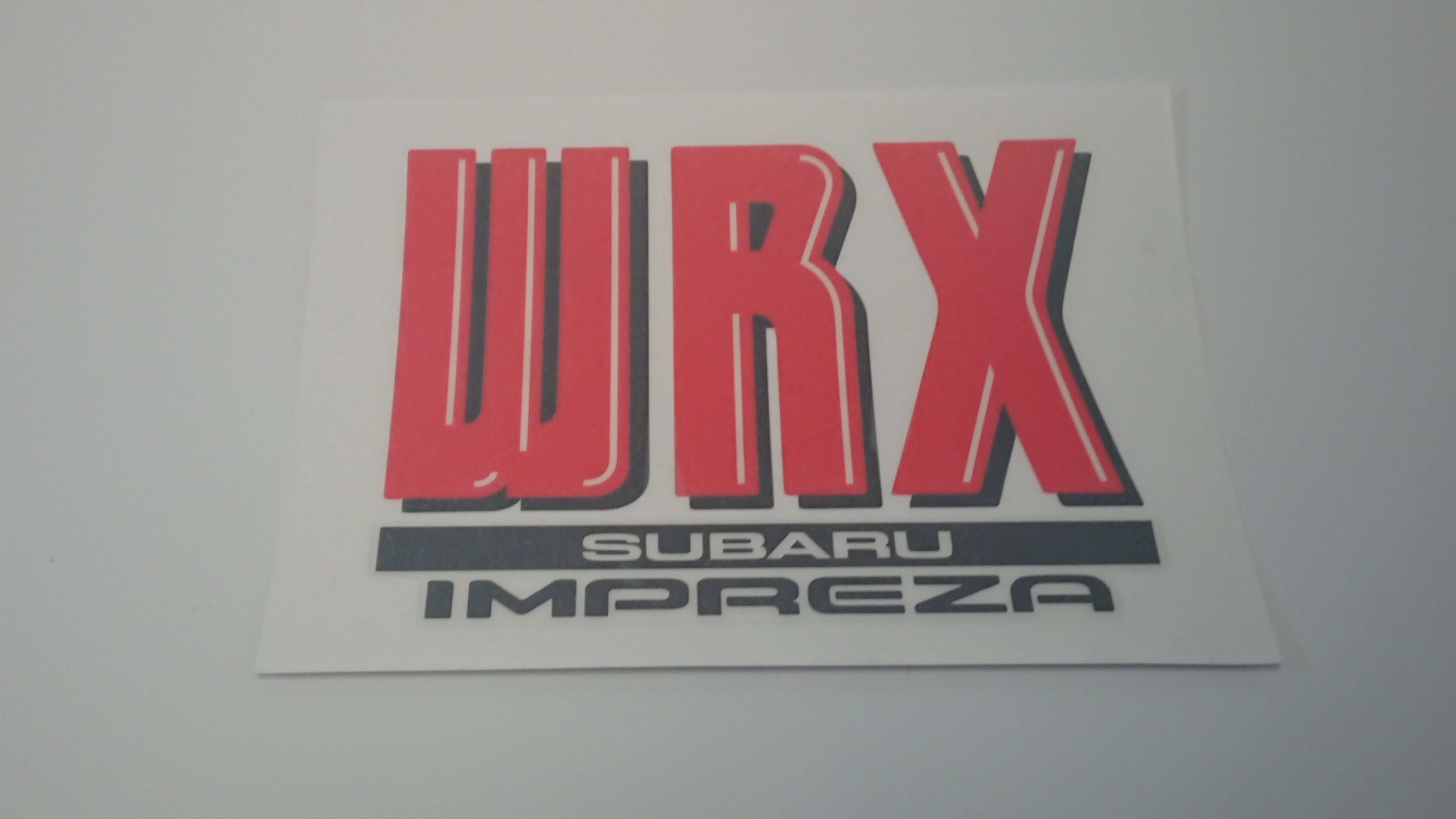 WRX GC8/GF8 Wagon and Sedan Tailgate Stickers V2 "Bubble" Versions ...