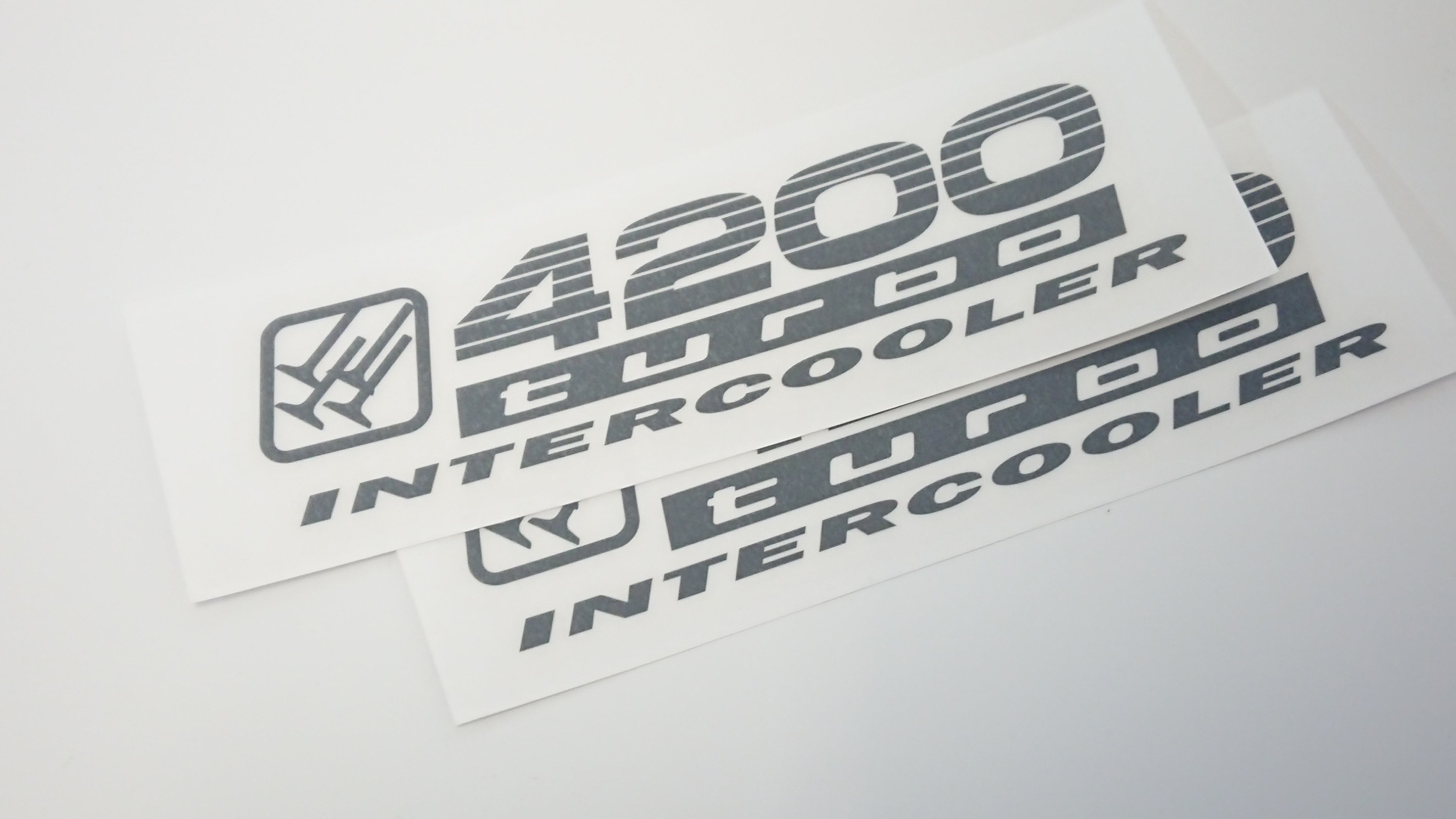Toyota 80 Series Landcruiser 4200 Turbo Side Stickers — Boxer Beauty